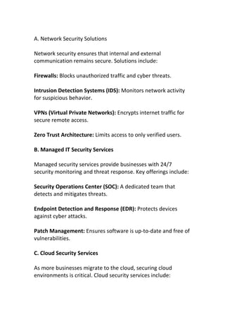 The Ultimate Guide to Cybersecurity Services and Solutions for ...