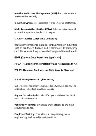 The Ultimate Guide to Cybersecurity Services and Solutions for ...