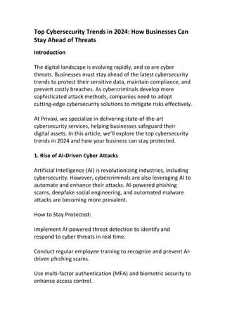 Cybersecurity Assessment Services | Identify & Fix Security | PDF