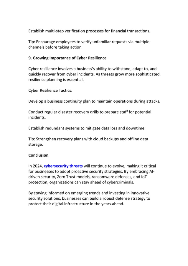 Future Cybersecurity Trends How Businesses Can Stay Ahead In 2025 Pdf