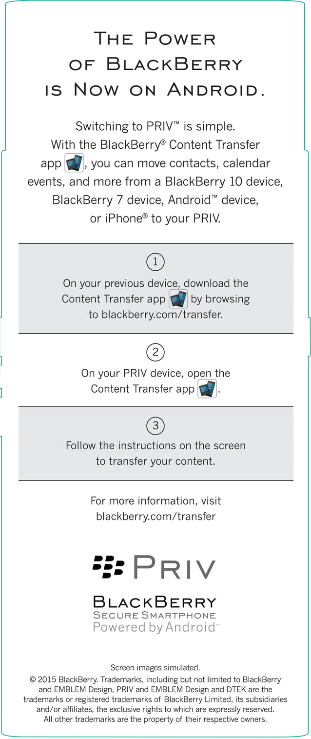 PRIV Content Transfer App: How To | PDF