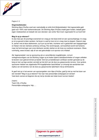Prive sponsorbrief 090112 | DOC