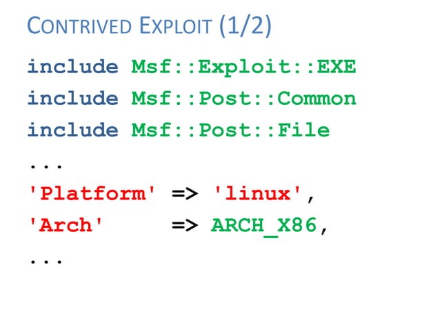 Privilege Escalation with Metasploit | PPT