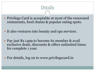 Privilege card slides | PPTX