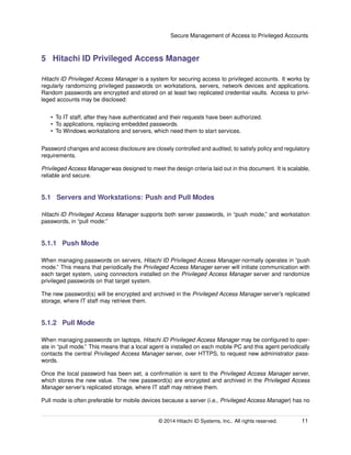 Secure Management of Access to Privileged Accounts | PDF