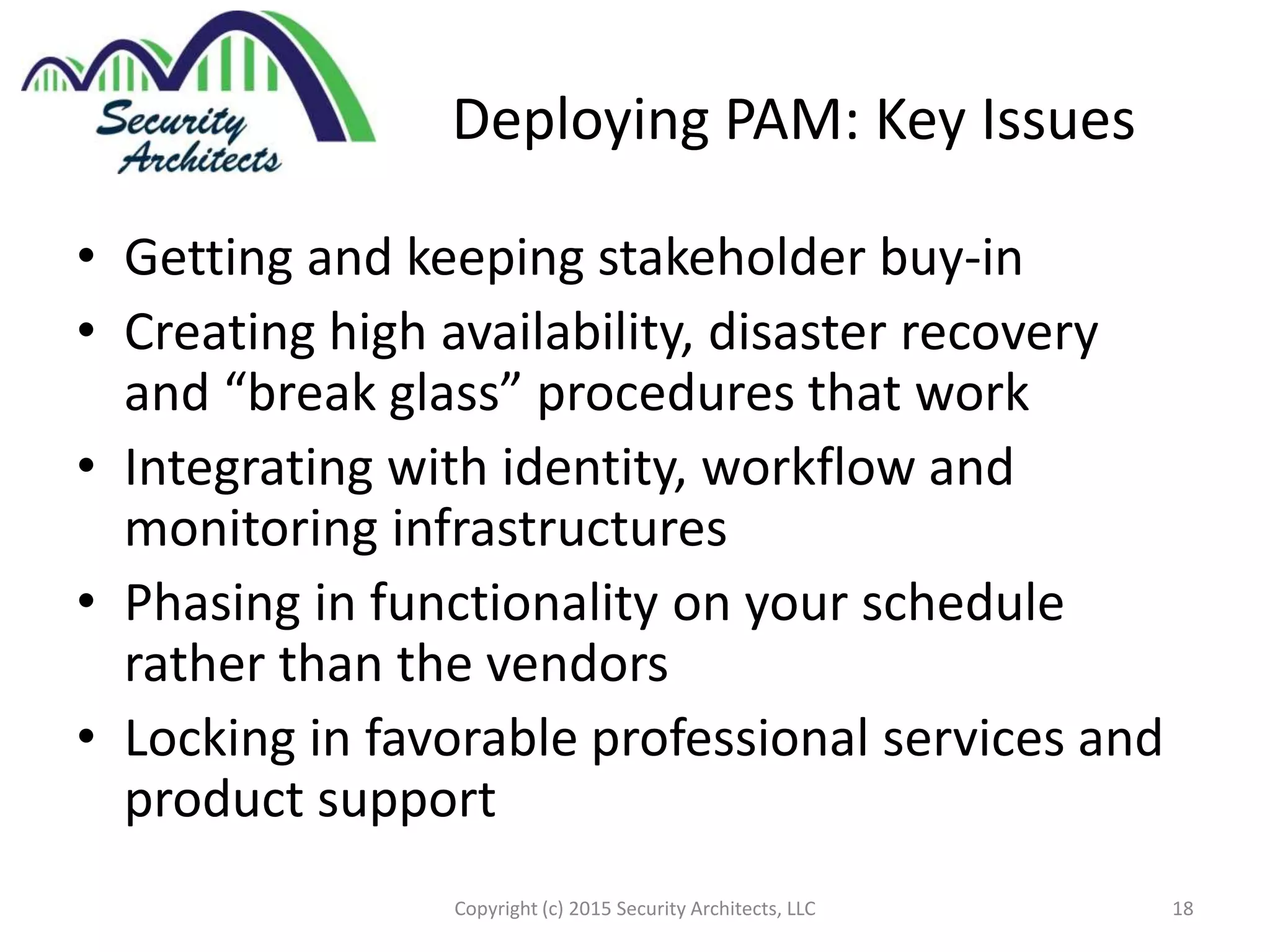 Privileged Access Management (PAM) | PPTX