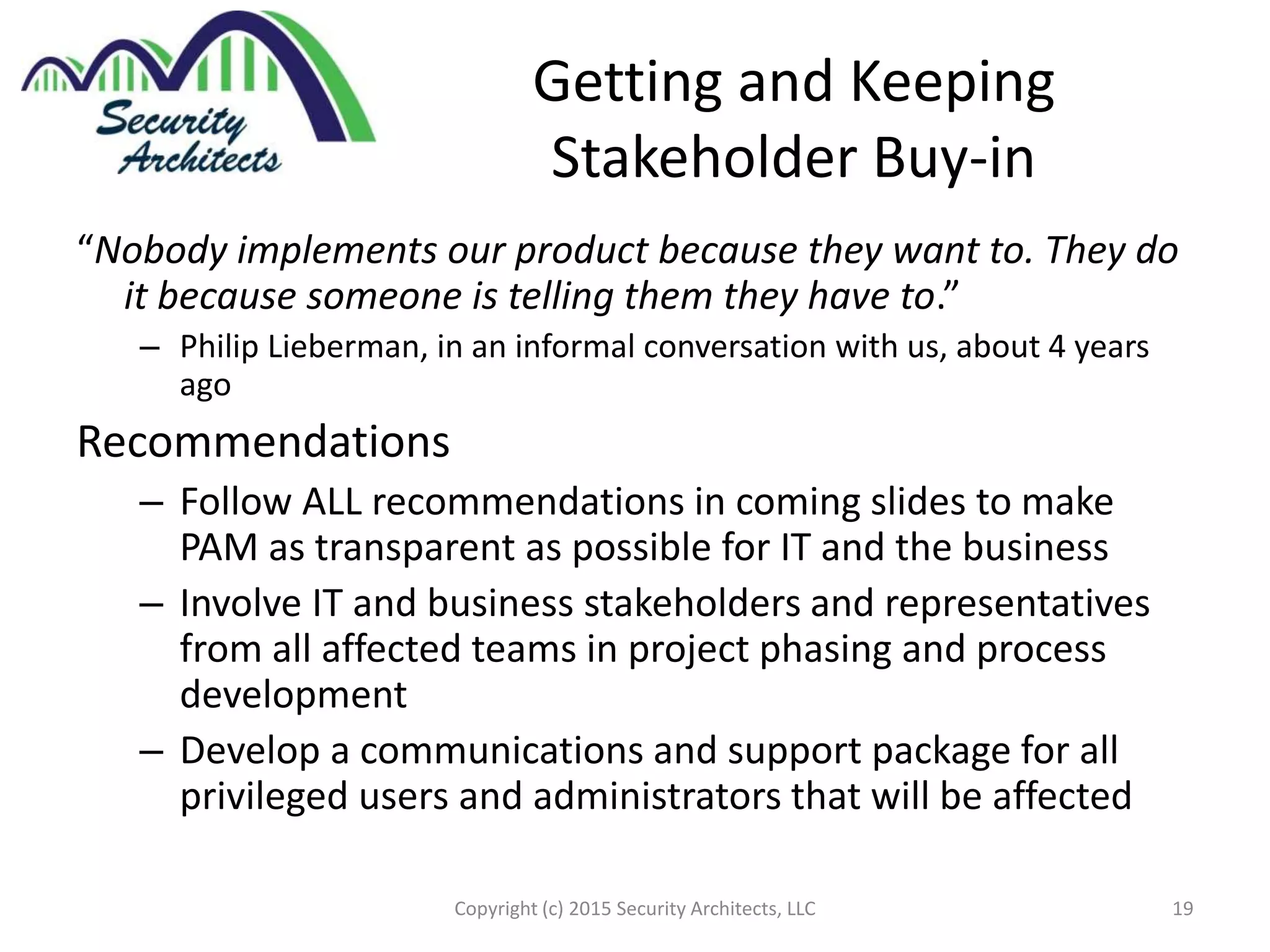 Privileged Access Management (PAM) | PPTX