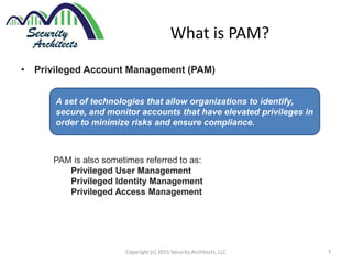 Privileged Access Management (PAM) | PPTX