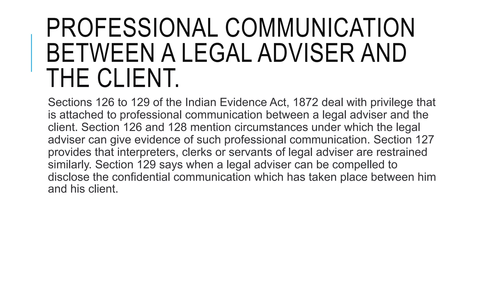 Privileged legal communications | PPTX