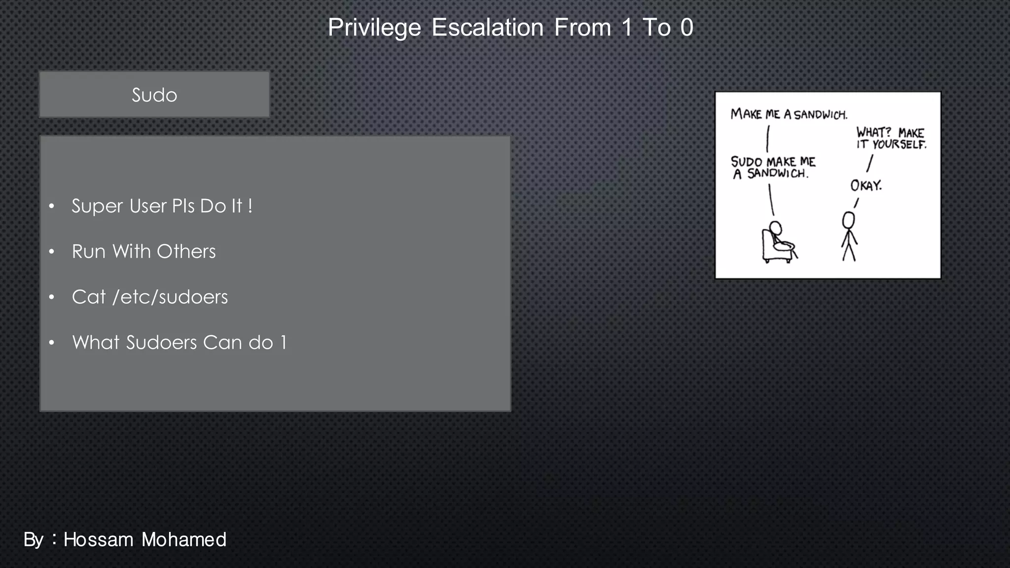 Privilege escalation from 1 to 0 Workshop | PDF