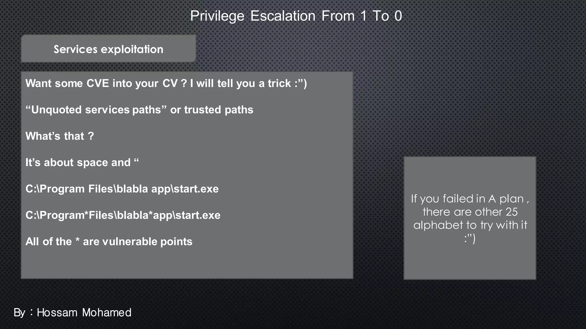 Privilege escalation from 1 to 0 Workshop | PDF | Operating Systems | Computer Software and ...