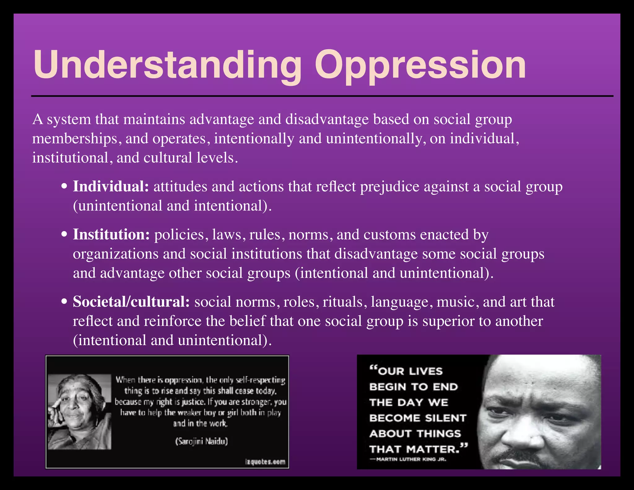 Privilege, Oppression, and Race Understanding | PDF