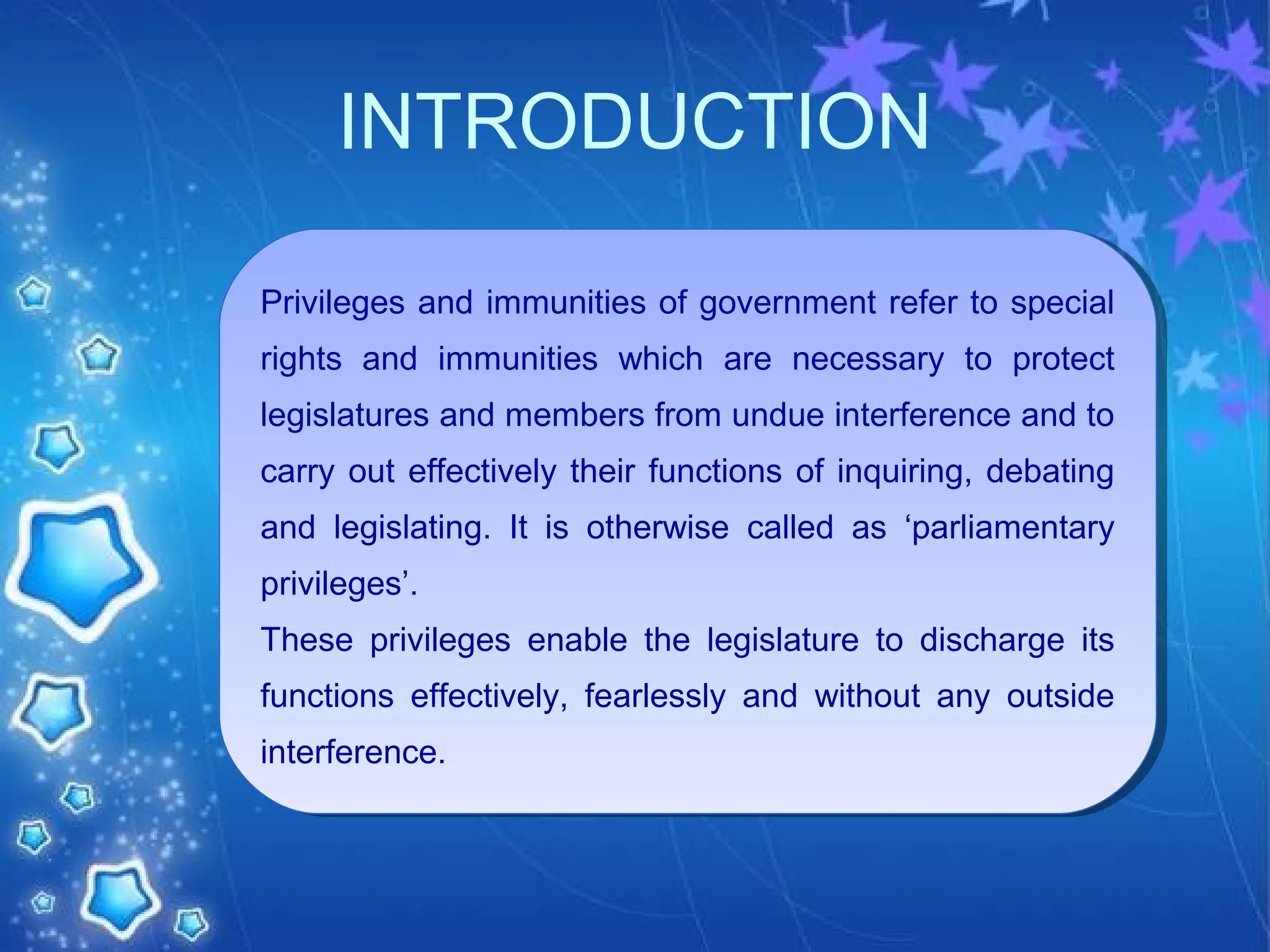 Privileges and immunities of government under civil procedure code and ...