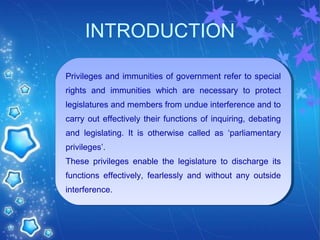 Privileges and immunities of government under civil procedure code and ...