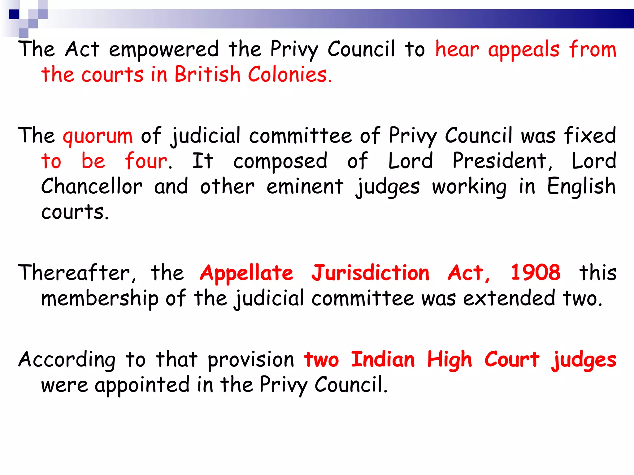Privy council | PPT