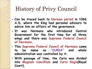 Privy council | PPT
