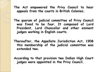 Privy council | PPT | Law