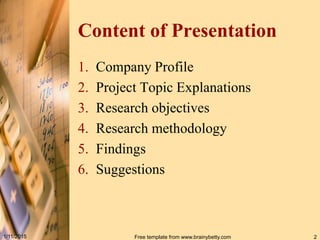 Presentation on Equity Analysis | PPT