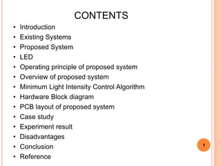 Energy Efficient Intelligent LED Lighting System | PPTX