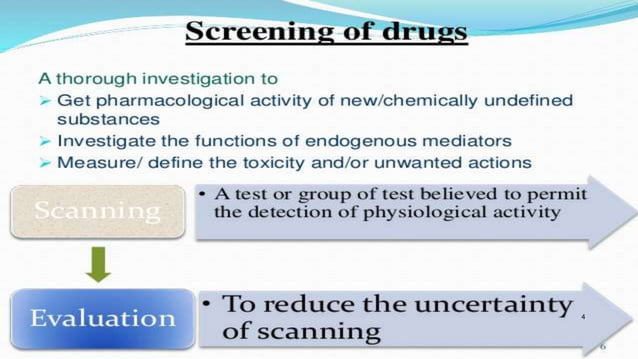 General principle of preclinical screening | PPTX | Medical Tests ...
