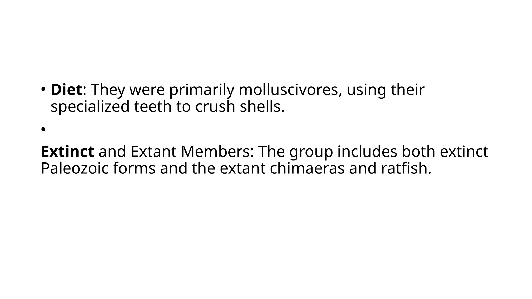 BRADYODONTI characteristics of fishes. Pptx. | PPTX