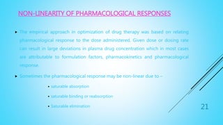 A PPT on Non-linear Pharmacokinetics | PPTX