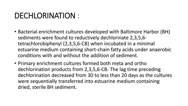 Dechlorination and it's type | PPTX
