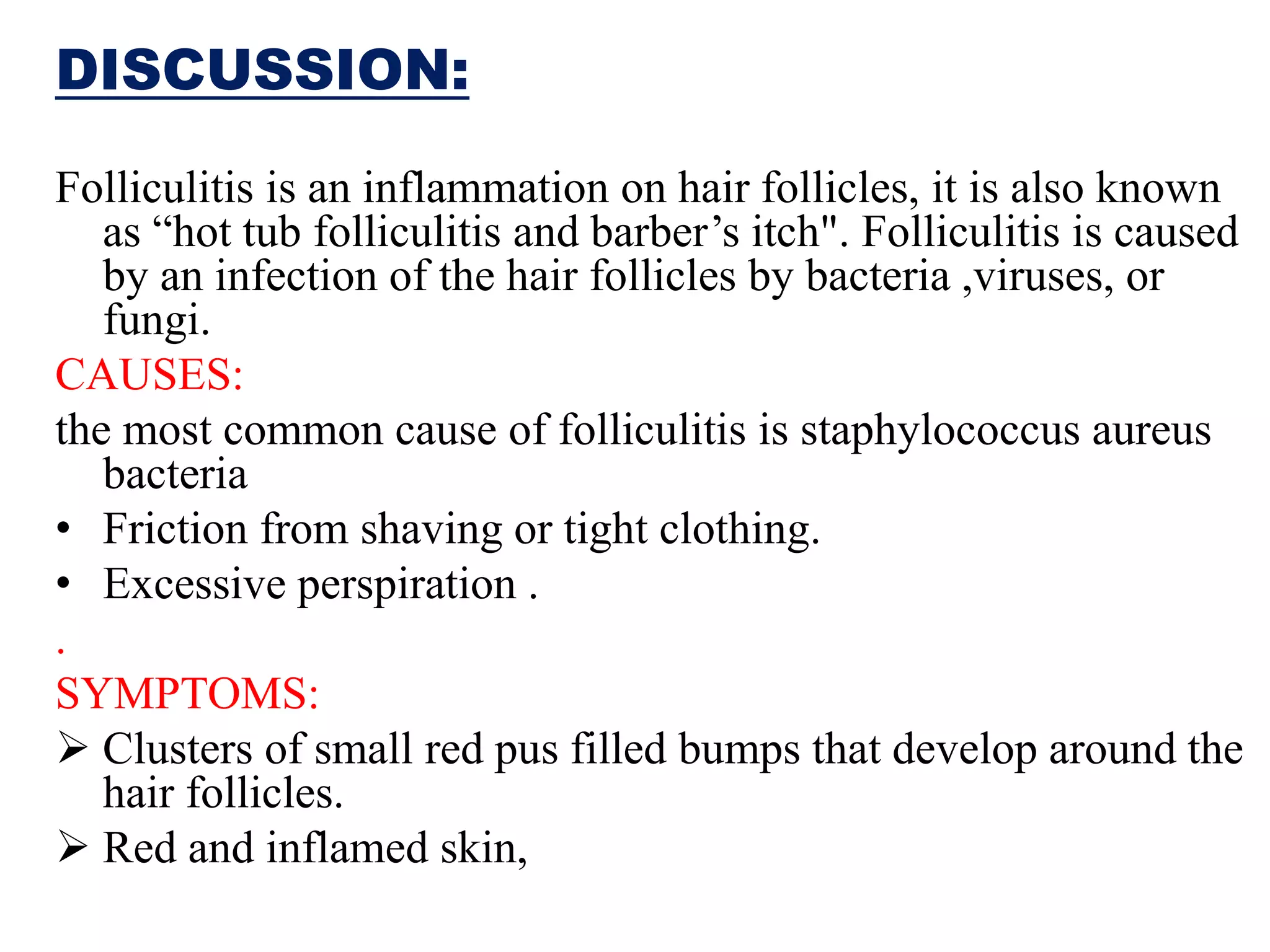 A case study on migraine with folliculitis | PPTX