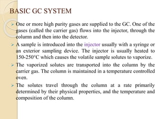 Gas chromatography | PPTX