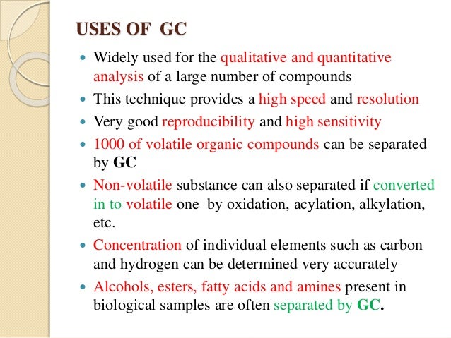 Gas chromatography