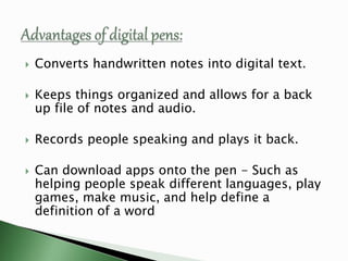 digital pen | PPTX