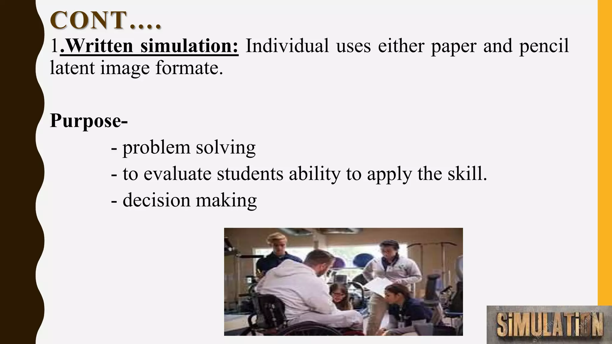 Teaching method (seminar, simulation, laboratory method) | PPT