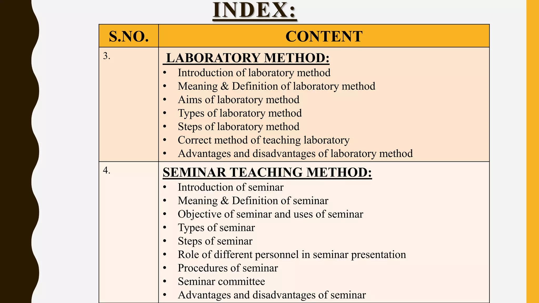 Teaching method (seminar, simulation, laboratory method) | PPTX