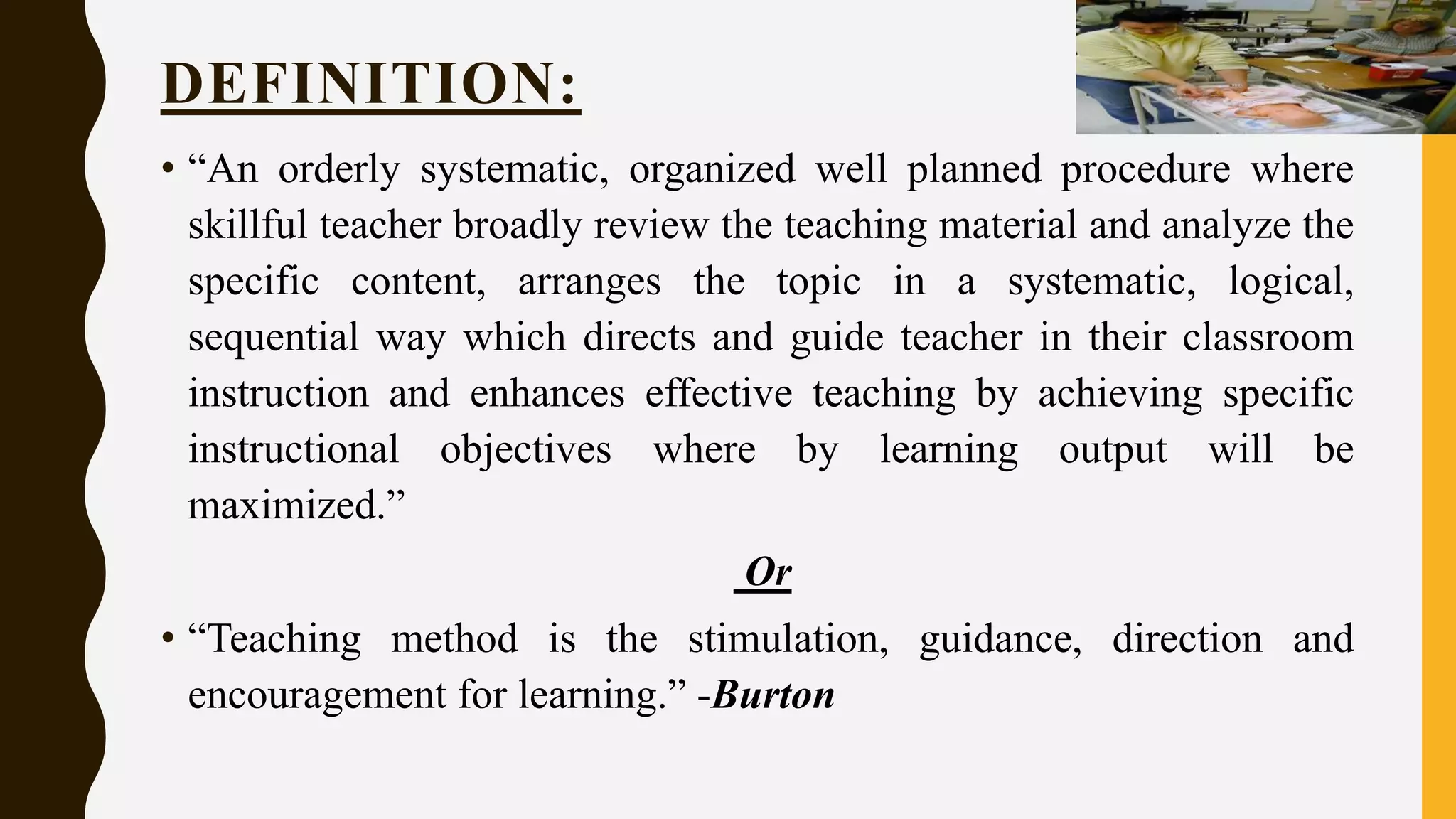 Teaching method (seminar, simulation, laboratory method) | PPT