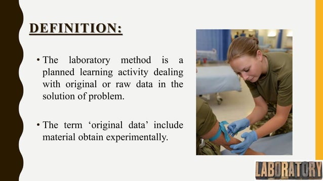 Teaching method (seminar, simulation, laboratory method) | PPT