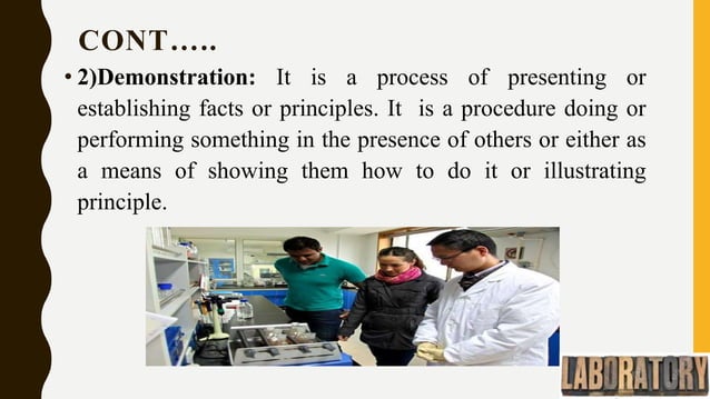 Teaching method (seminar, simulation, laboratory method) | PPT