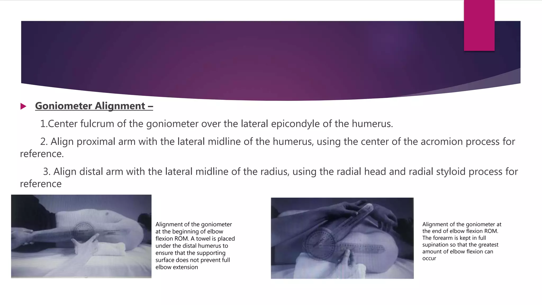 Goniometry of upper limb | PPTX