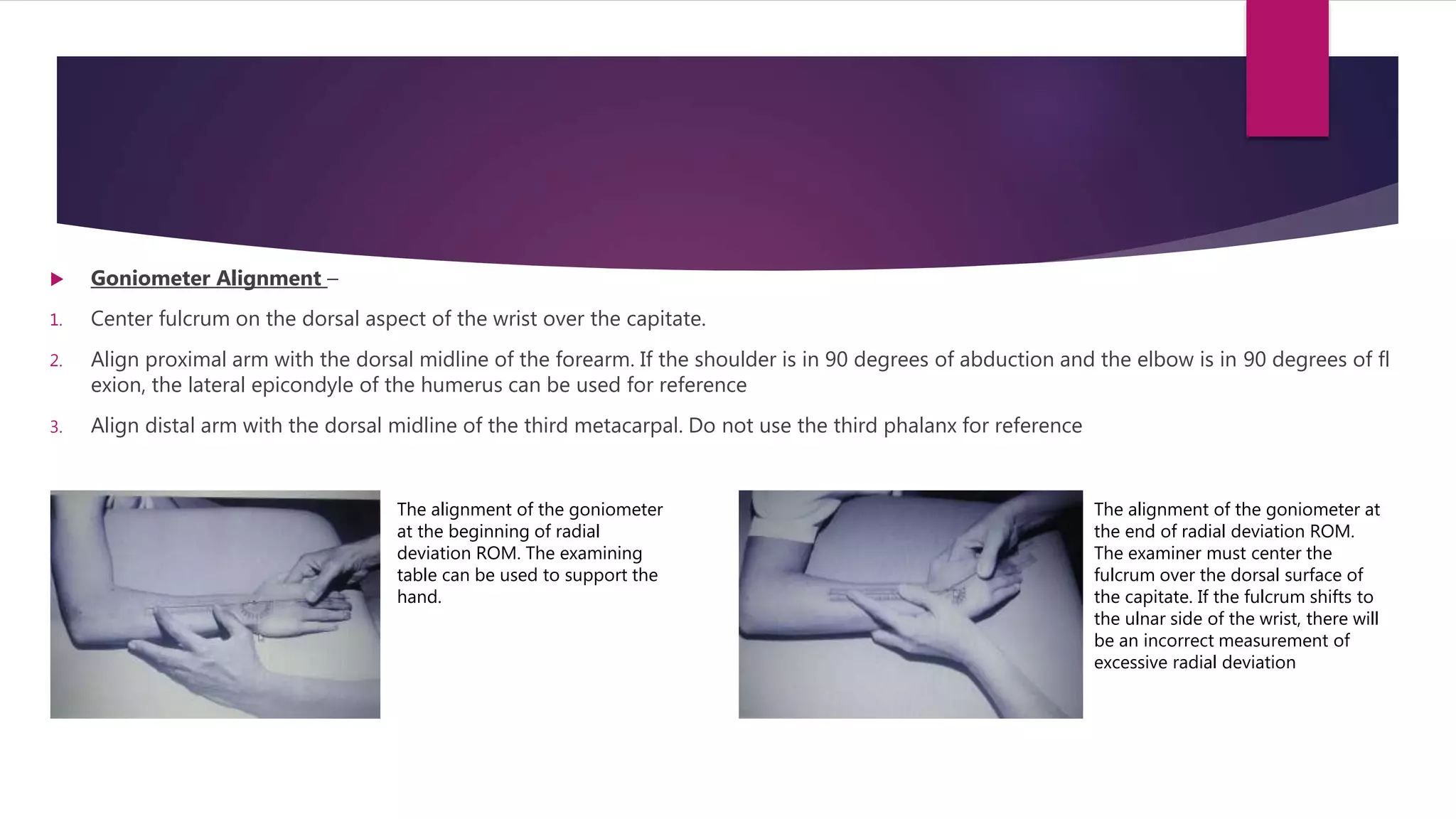 Goniometry of upper limb | PPTX