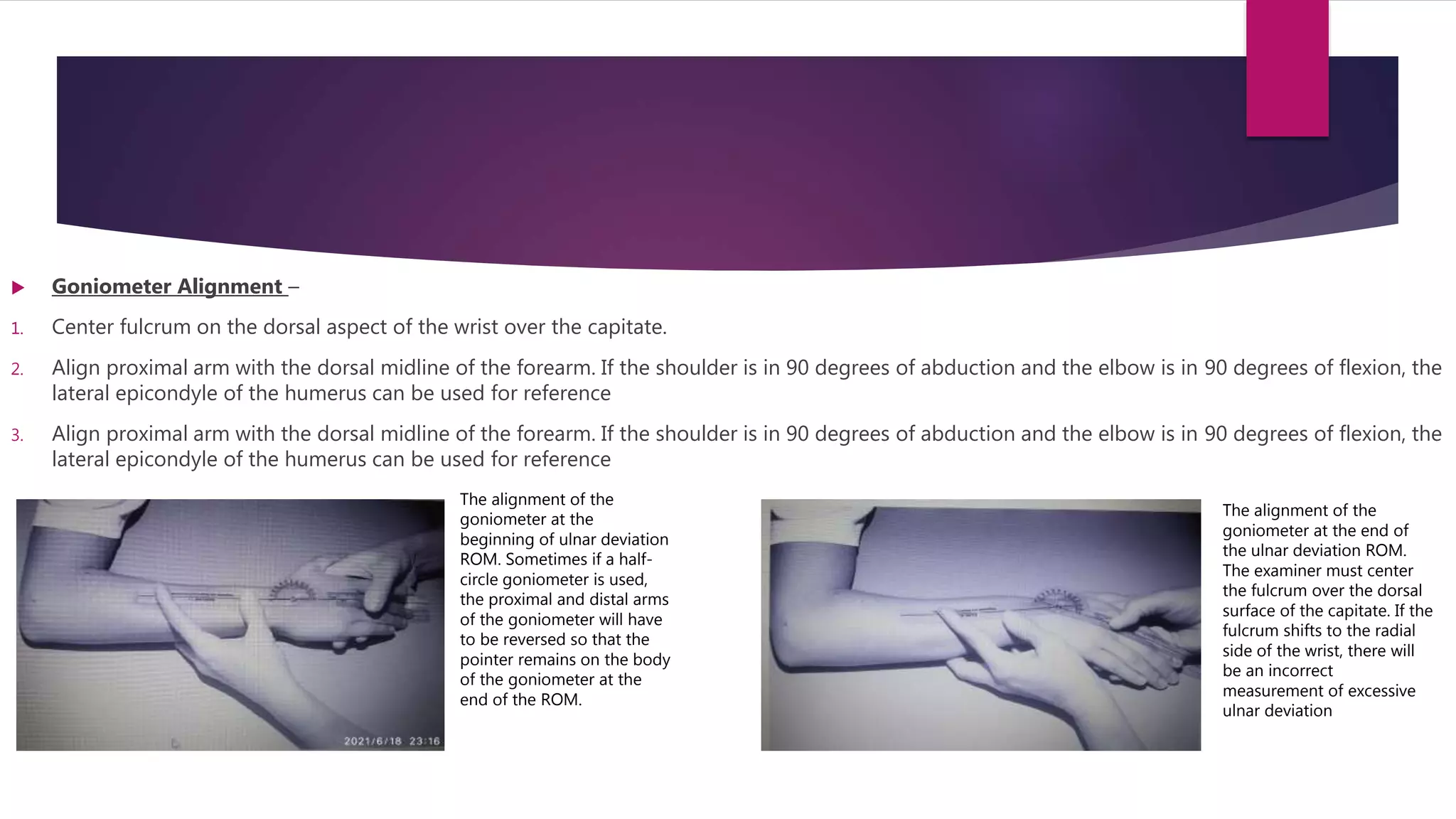 Goniometry of upper limb | PPTX