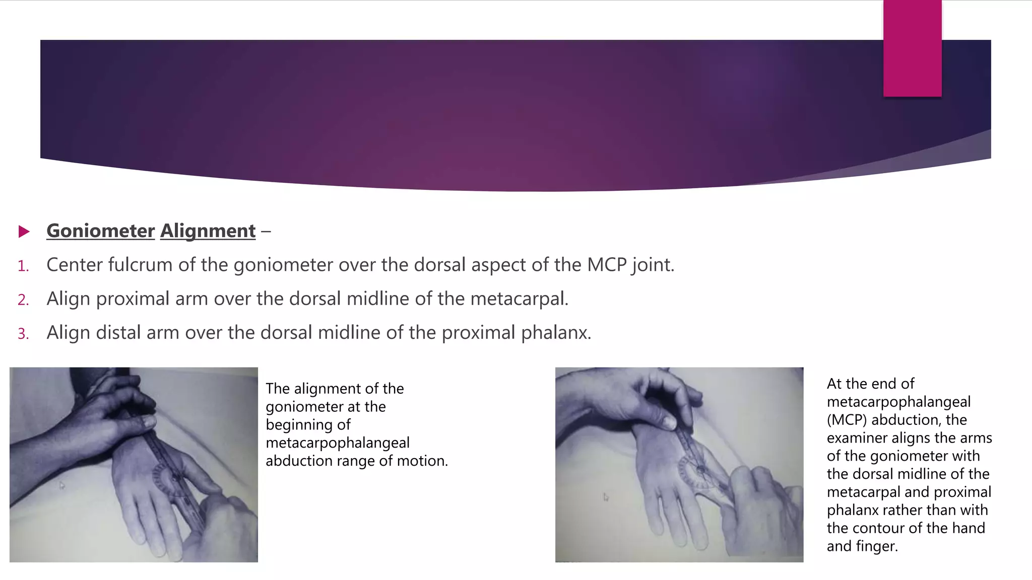 Goniometry of upper limb | PPTX