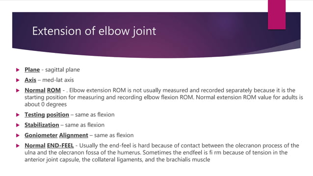 Goniometry of upper limb | PPTX