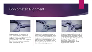 Goniometry of upper limb | PPTX