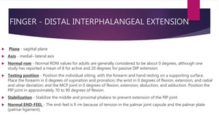 Goniometry of upper limb | PPTX