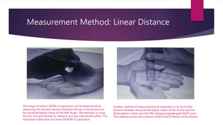 Goniometry of upper limb | PPTX