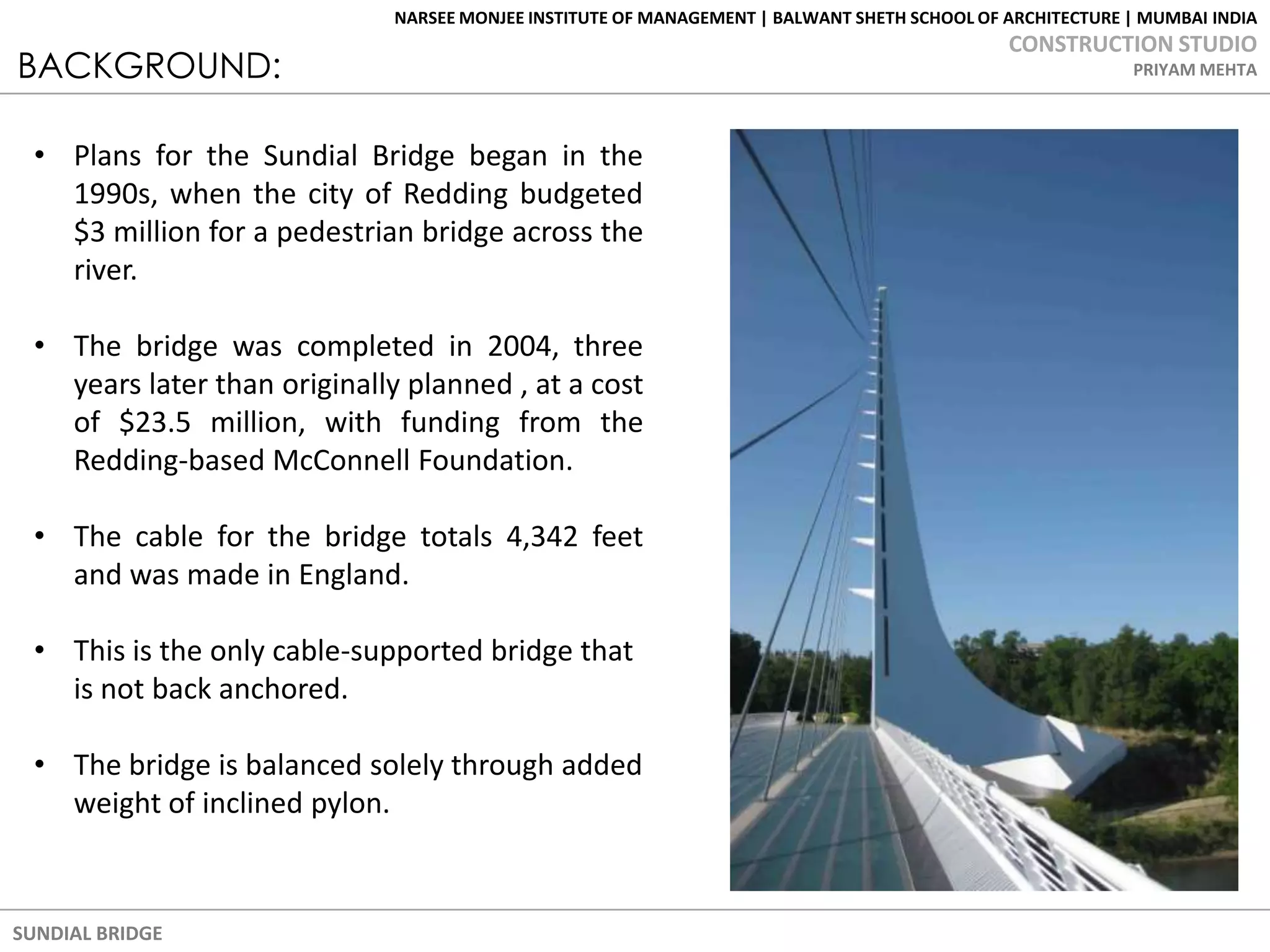 Priyam sundial bridge | PPTX