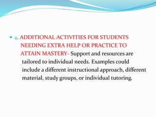 Mastery Learning Model | PPTX