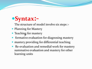Mastery Learning Model | PPTX