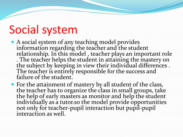 Mastery Learning Model | PPTX