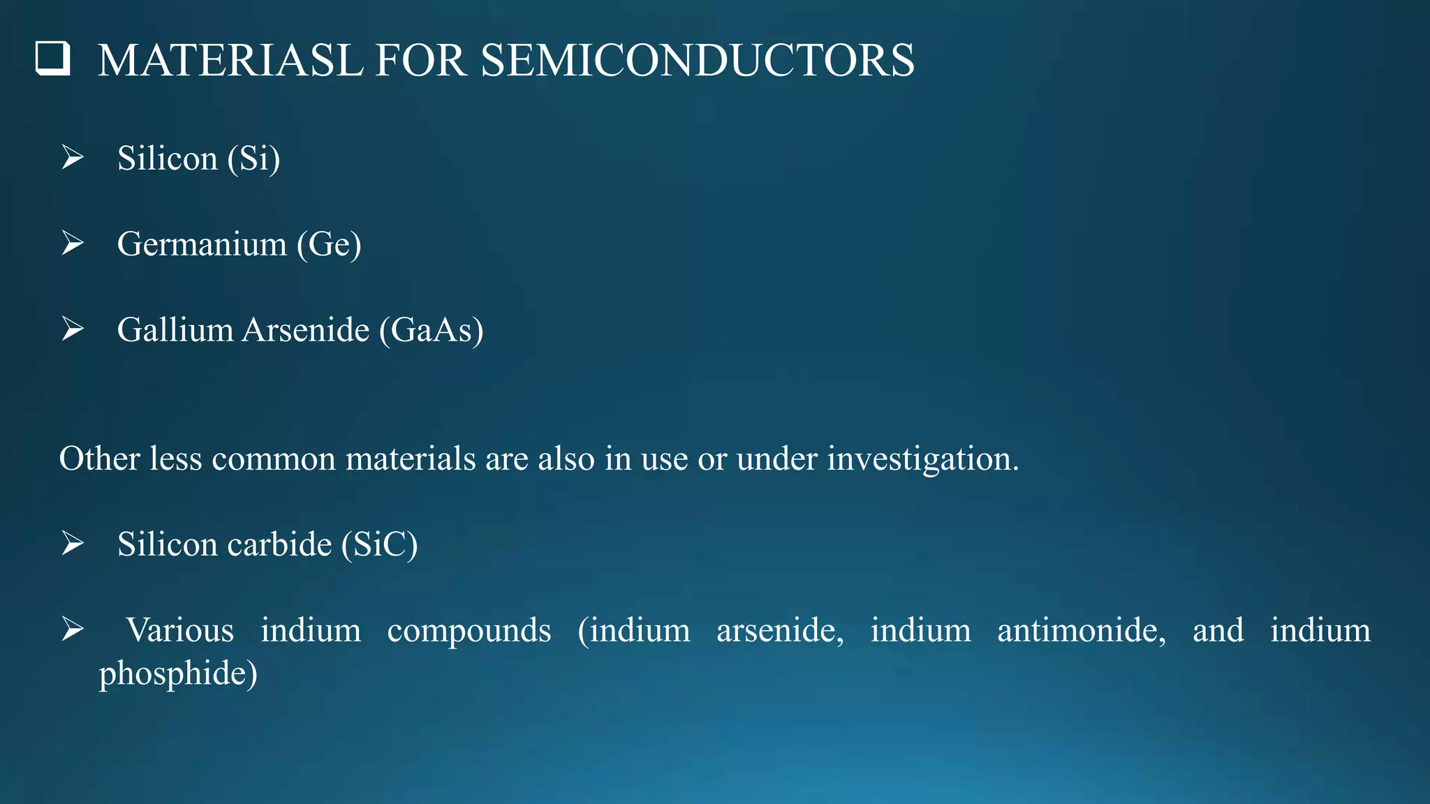 Fabrication of Semiconductors | PPTX